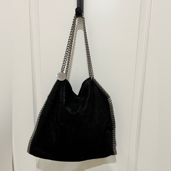 Stella McCartney | Bags | Stella Mccartney Falabella Tote Black Shaggy ...